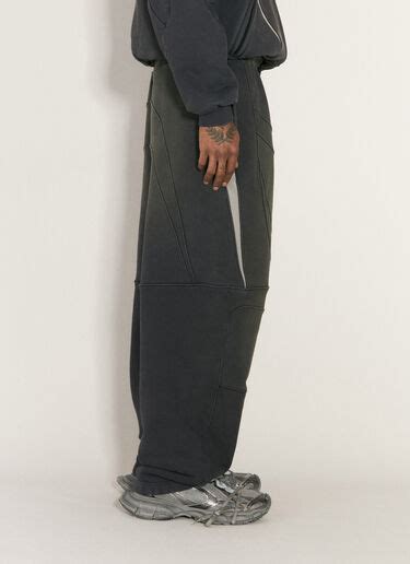 Balenciaga Mens Biker Track Pants In Black Ln Cc®