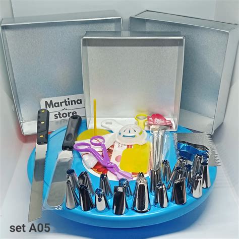 Jual A05 Set Dekorasi Kue Tar Lengkap Dan Murah Alat Membuat Kue