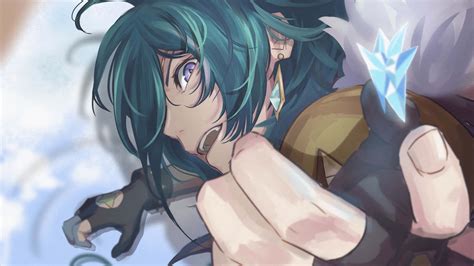 Download Kaeya Completing A Daring Mission With Finesse Wallpaper