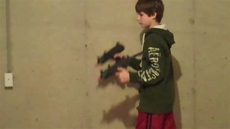 Airsoft Duel Wield Mini Uzis Youtube