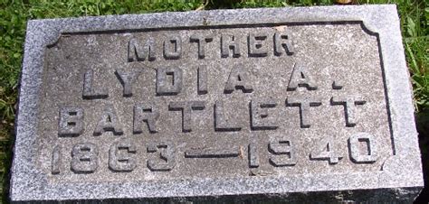 Lydia A Rowley Bartlett 1863 1940 Monumento Find A Grave