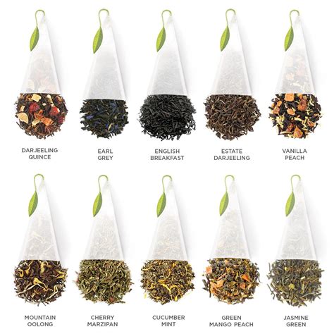Tea Forte Organic Assorted Variety Tea Sampler T Box 40