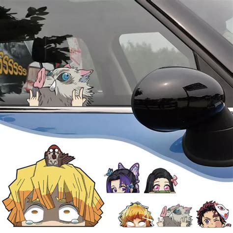 Anime Demon Slayer Car Decals Stickers Funny Auto Sticker Window Decal