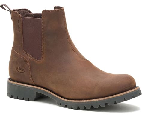 Fields Chelsea Waterproof Chestnut Brown Boots Mens Waterproof