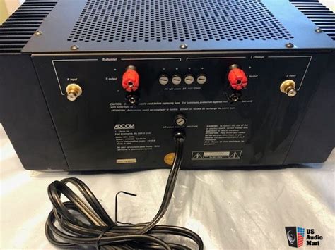 Adcom Gfa 5500 Power Amp And Adcom 515 Line Conditioner Nice Photo 4204924 Us Audio Mart