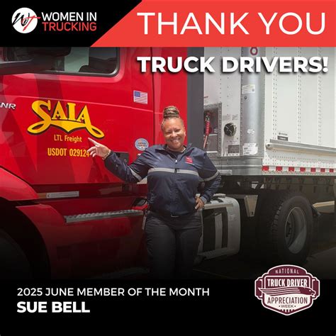 Women Sue Bell Is A Pandd Professional Driver At Saia Ltl Freight She