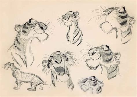 Jungle Book Disney Concept Art Animation Sketches Jungle Book