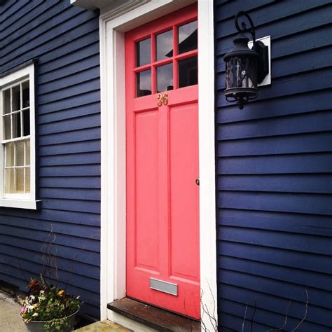 25 Best Front Door Colors For A Blue House Ideas And Designs