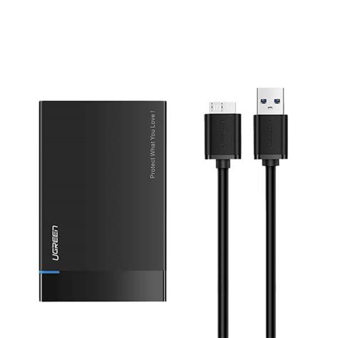 Carcasa Rack Premium Ugreen Pentru Hdd Ssd Extern Inch Sata Cu Cablu Usb La Micro