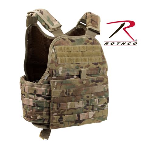 Rothco Molle Plate Carrier Vest Now In Multicam Plate Carrier Vest