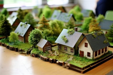 Premium Photo Classroom With Green Roof Models