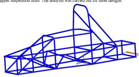 Figure 4 From Formula Student Car Chassis Research On The Torsional