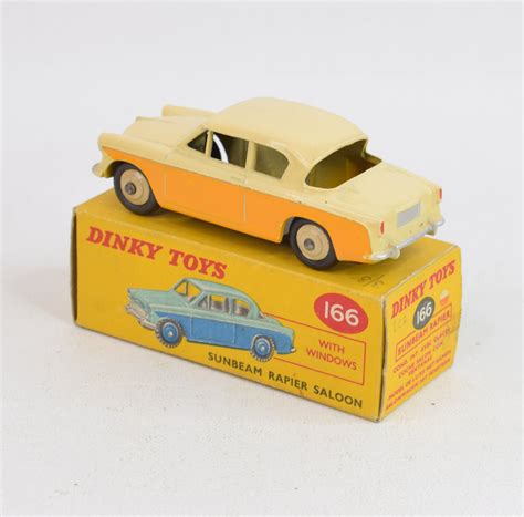 Dinky Toy 166 Sunbeam Rapier Virtually Mint Boxed Factory Error No Wi