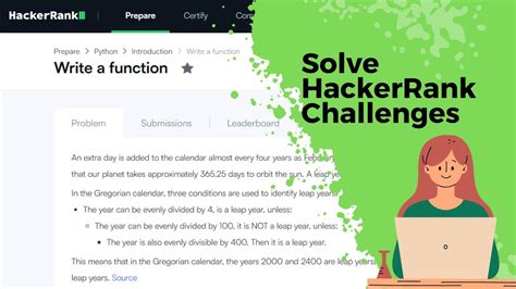 Hackerrank Write A Funtion Explanation Leap Year Problem Step By