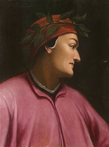 Italian School 16th Century Portrait Of Dante Late 16th Century