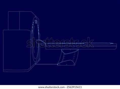 Blue Image Medical Device Device Ct Stock Vector Royalty Free 2563915611 Shutterstock