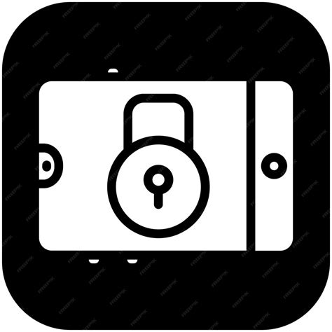 Premium Vector Screen Lock Landscape Vector Icon Illustration Of Mobile Ui Ux Iconset