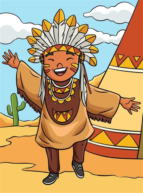 Native American Indian Clipart 041011 Vector Clip Art