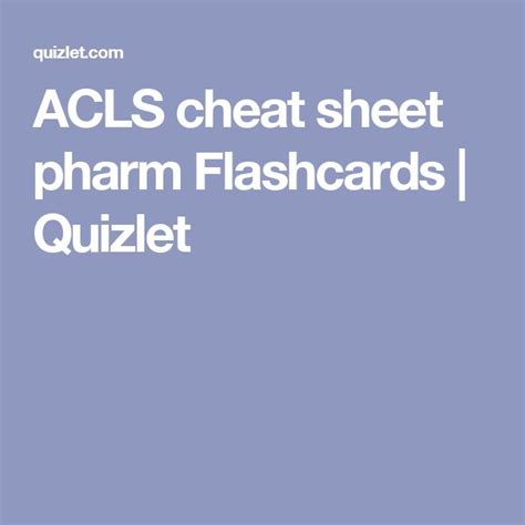 Printable Acls Cheat Sheet Printable Word Searches