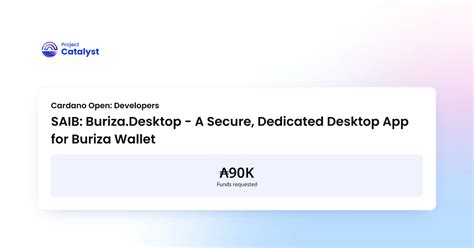 Saib Burizadesktop A Secure Dedicated Desktop App For Buriza Wallet