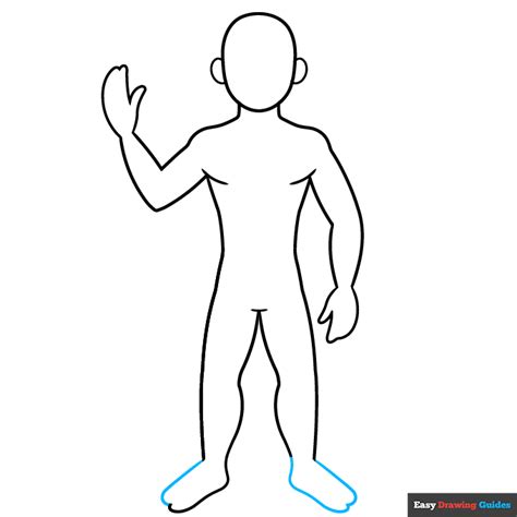 How To Draw An Easy Person Outline Really Easy Drawing Tutorial
