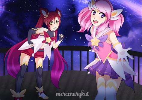 Star Guardian Lux Jinx Rlolfanart