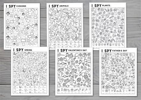 55 I Spy Printable Coloring Pages I Spy Coloring Pages I Spy Holidays