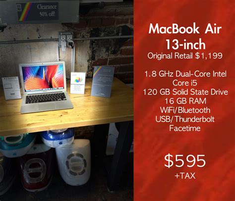 Macbook Air 13 Inch 595 Ssd 16gb Ram I5 Processor Denver Mac Repair