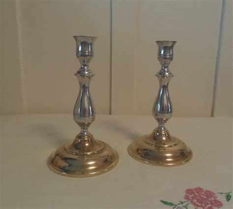 Kirk Stieff Pewter Candle Holders At Chris Erickson Blog