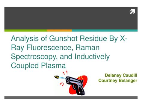 Ppt Analysis Of Gunshot Residue By X Ray Fluorescence Raman Spectroscopy And Inductively