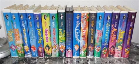 Disney Black Diamond The Classics Clamshell Vhs Complete Set Of 17 553