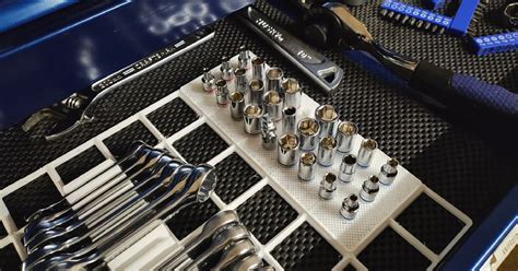 Filament Efficient 14 And 38 Socket Gridfinity Plate By Profenginerd Download Free Stl Model