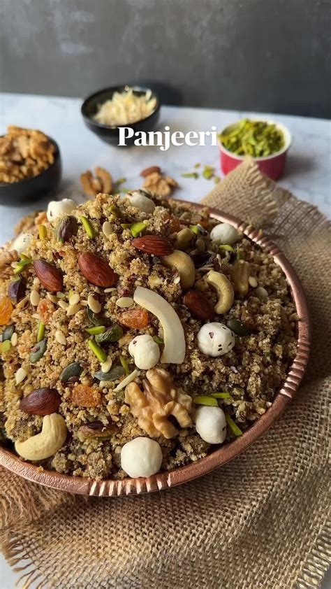 Panjiri Recipe Step By Step Panjiri Recipe Panjeeri Recipe How To