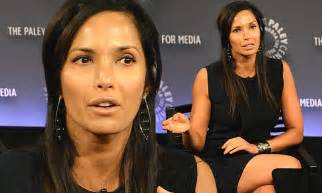 Padma Lakshmi Puts Her Toned Legs On Display At Media Conference
