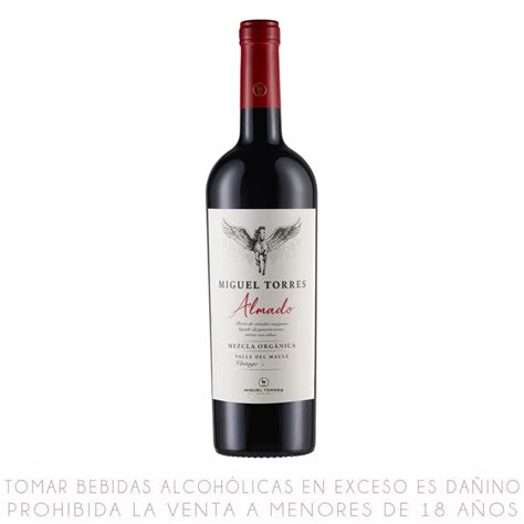 Vino Tinto Orgánico Blend Almado Botella 750ml Wong