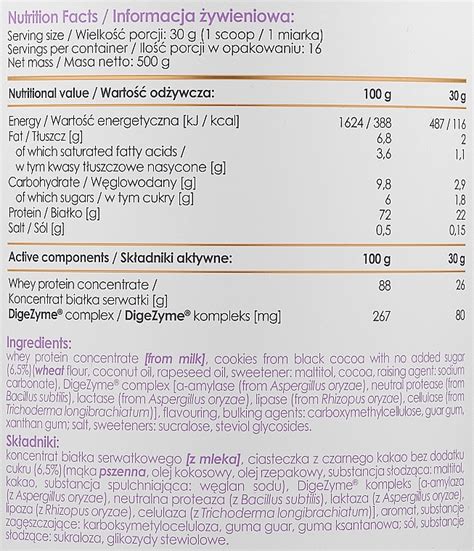 Protein With Digestive Enzymes Cookies Makeup