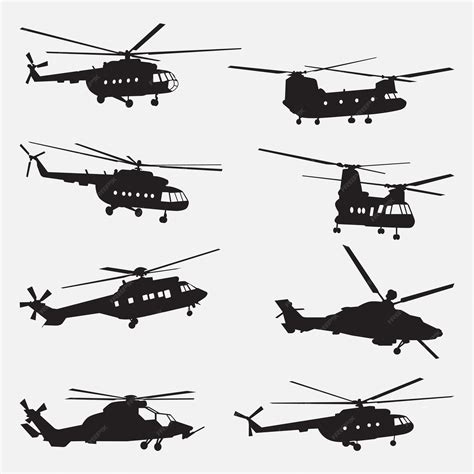 Helicopter Silhouette Clip Art