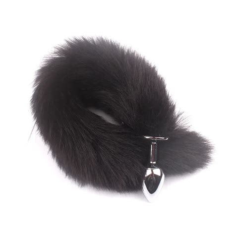Sex Toys Soft Wild Anal Plug Metal Sex Tail Fox Tail Butt Plug Erotic