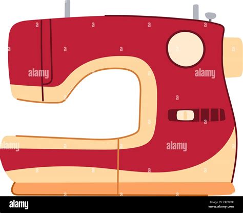 Needle Sew Machine Cartoon Vector Illustration Stock Vector Image And Art Alamy