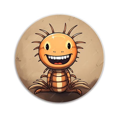 Premium Photo Cute Little Happy Centipede