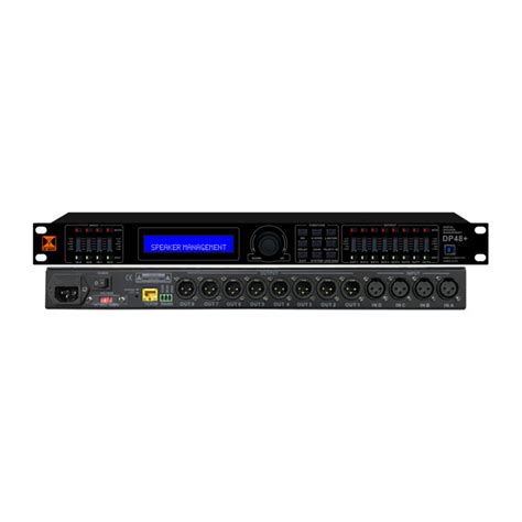 db mark dp48 plus v2 4 in 8 out digital active crossover from dbmark