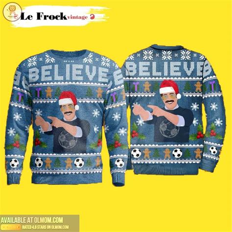 Funny Team Lasso Christmas Sweater Ted Funny Sweater Xmas Travis Scott