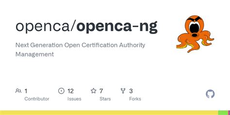 GitHub Openca Openca Ng Next Generation Open Certification Authority Management