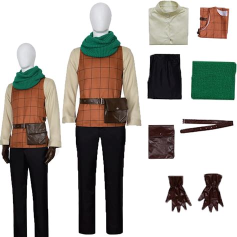 Misiedoi Chilchuck Tims Cosplay Costume Suit Outfit Vest