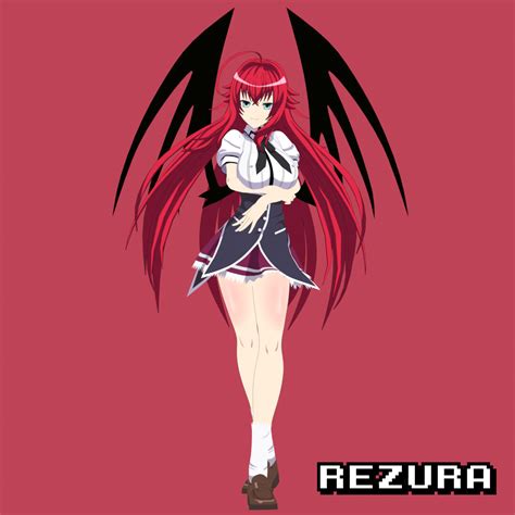 Kobe Diaz Rezura Rias Gremory Fanart