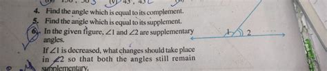 Find The Angle Which Is Equal To Its Complement Find The Angle Which Is