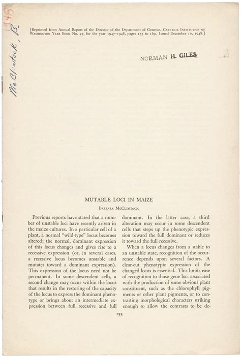 Mutable Loci In Maize With Some Parallels Between Gene Control Systems In Maize And In