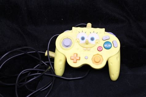 Nintendo Gamecube Spongebob Controller For Partsrepair Nose Intact