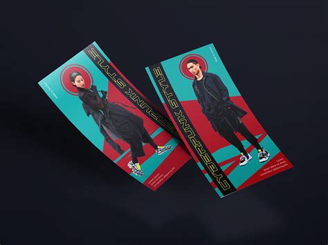 Flyer Design Cyberpunk Clothing Store By Svetlana Zubova On Dribbble
