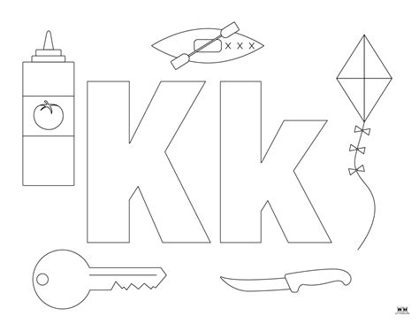 Letter K Chart At Guillermo Odea Blog
